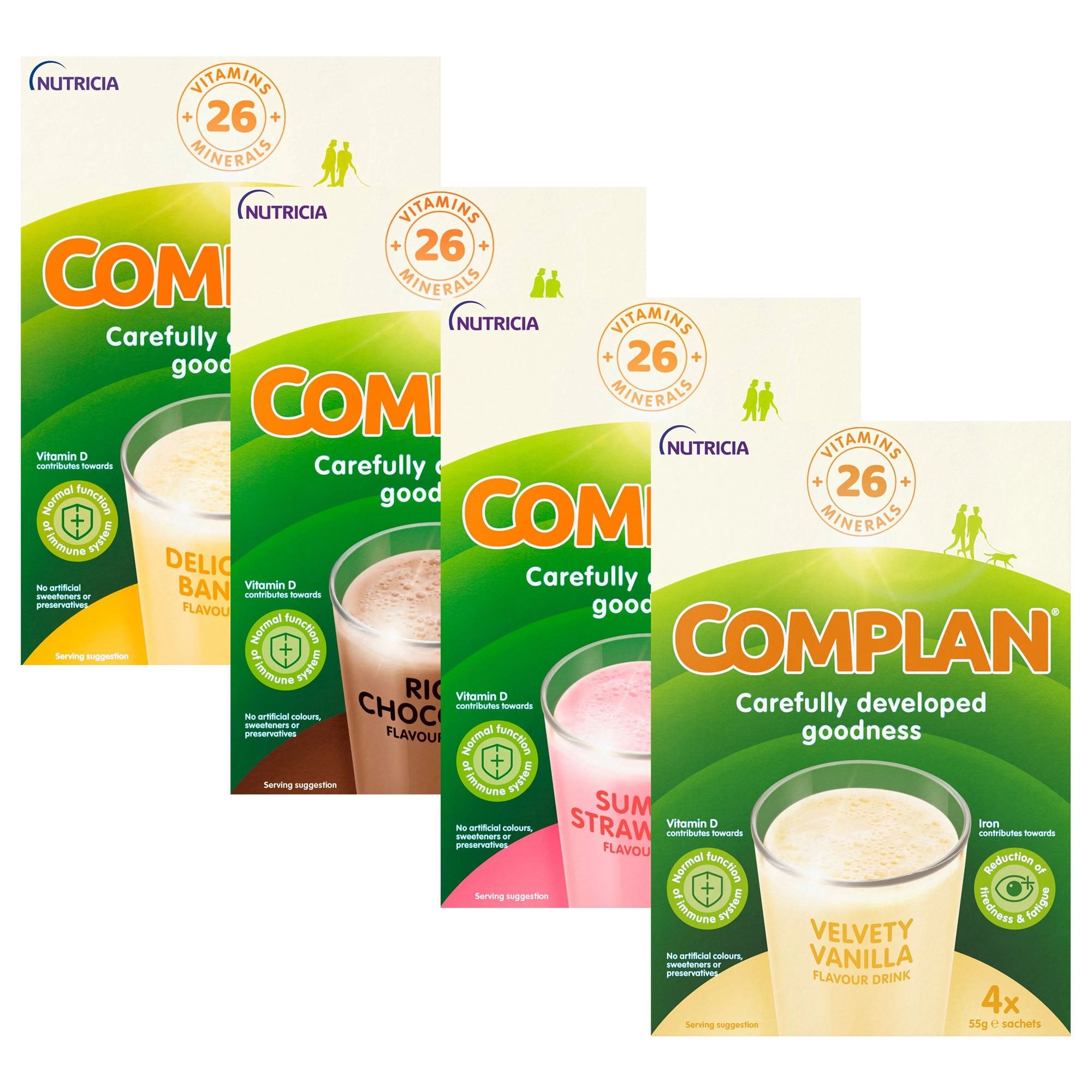 Complan Milkshake Powder 4 x 57g – All Day Nutrition